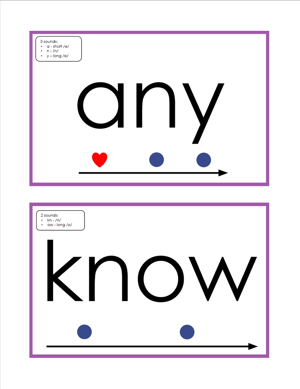 Orthographic Sight Word Cards, Set 4 (Digital) | Eyewords