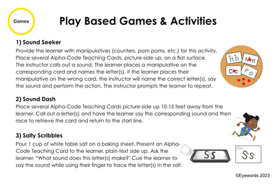 Alpha-Code, Set 1 (Physical) | Eyewords