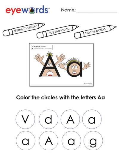 Alpha-Code Printable Worksheets, Set 1 (Digital) | Eyewords