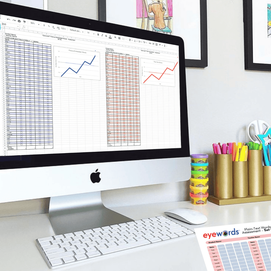Eyewords Assessment Tracker, Set 4 (Digital) | Eyewords