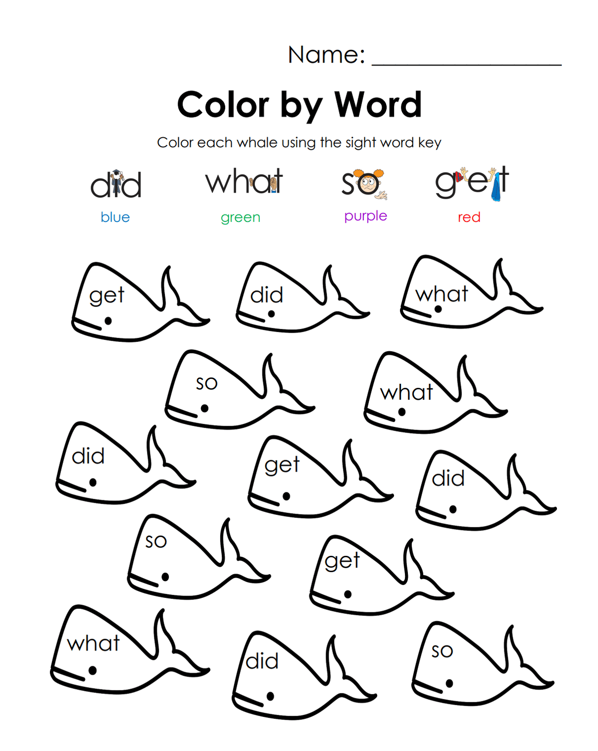 Eyewords Printable Activities, Set 2 (Digital) | Eyewords