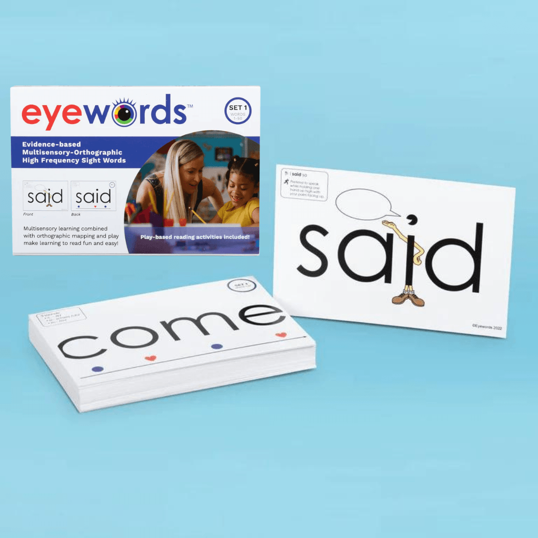 Multisensory-Orthographic High Frequency Sight Word Teaching Cards, Se ...