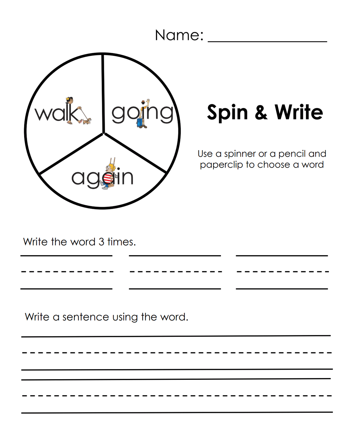 Eyewords Printable Activities, Set 3 (Digital) | Eyewords