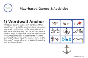 Eyewords Multisensory Sight Words Cards, Sets #1-3 and Color, Numbers ...