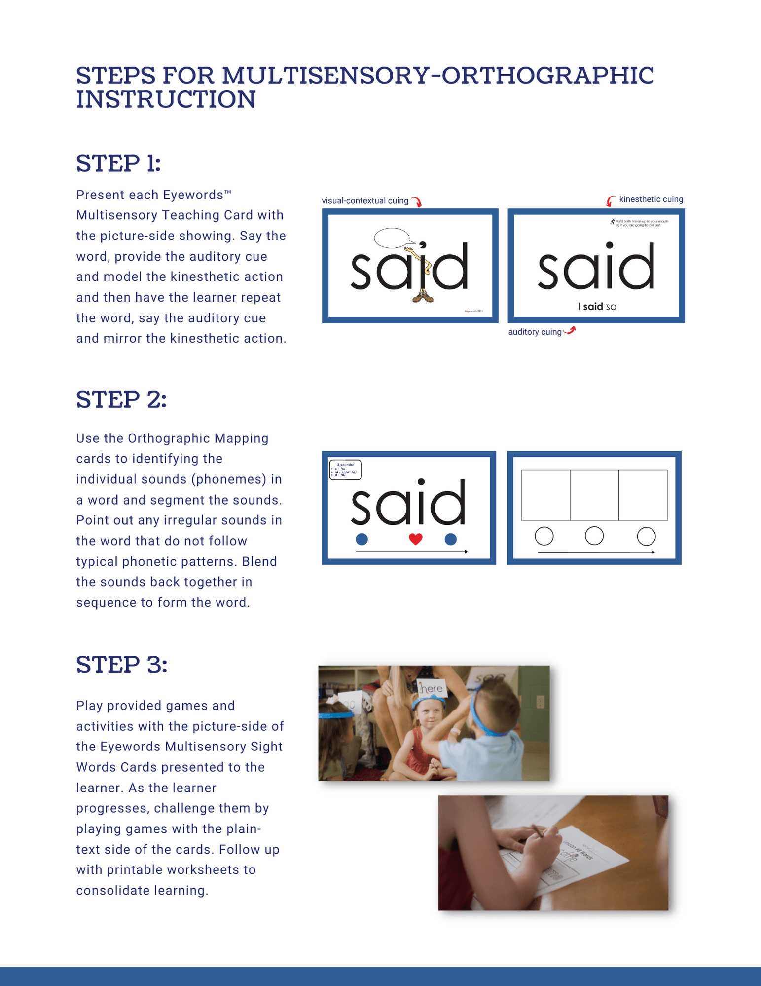 Orthographic Sight Word Bundle: Sets 1-3 (Digital) | Eyewords