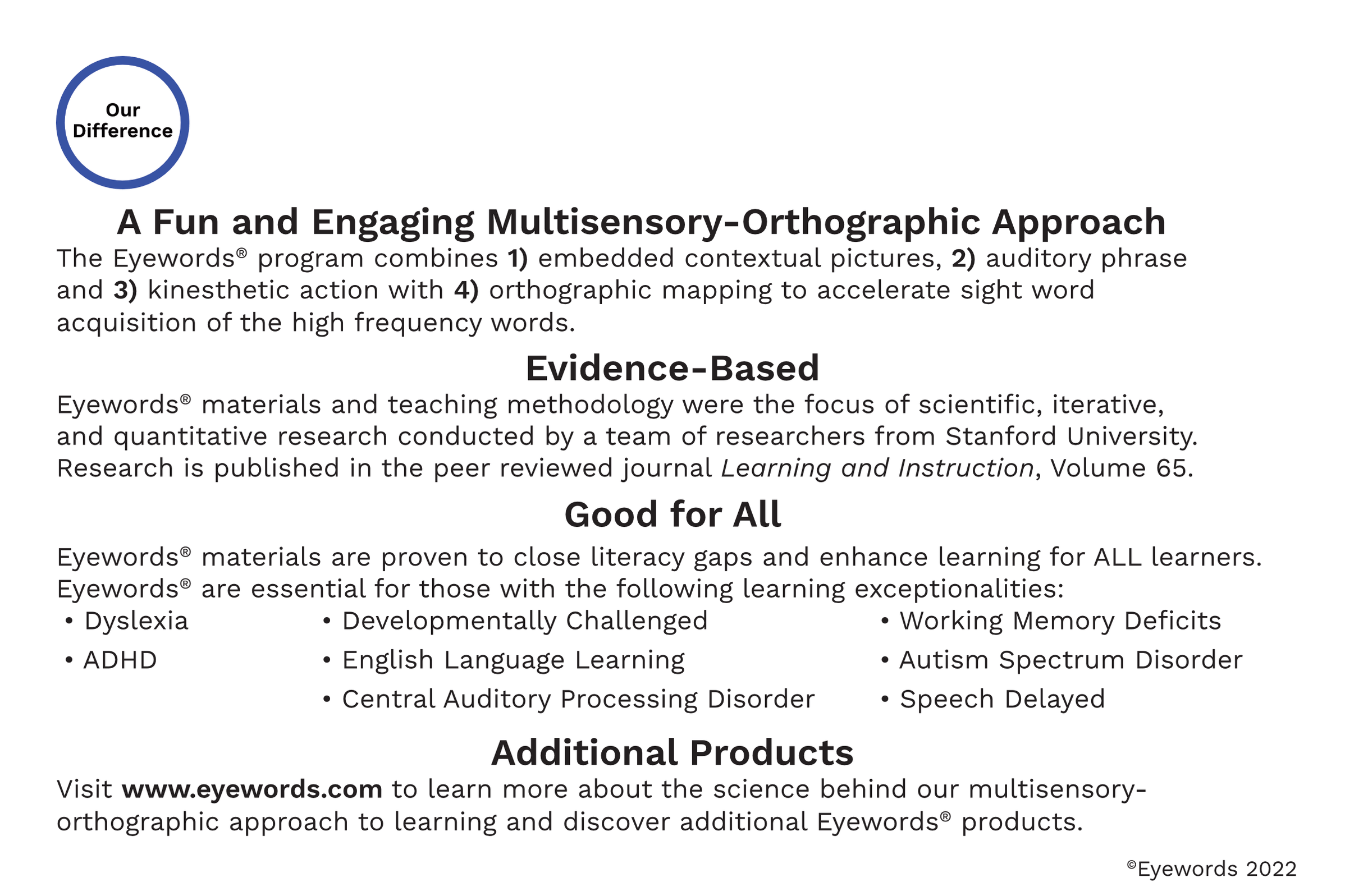 Eyewords with Sound Mapping Bundle: Sets 1-3 (Physical) | Eyewords