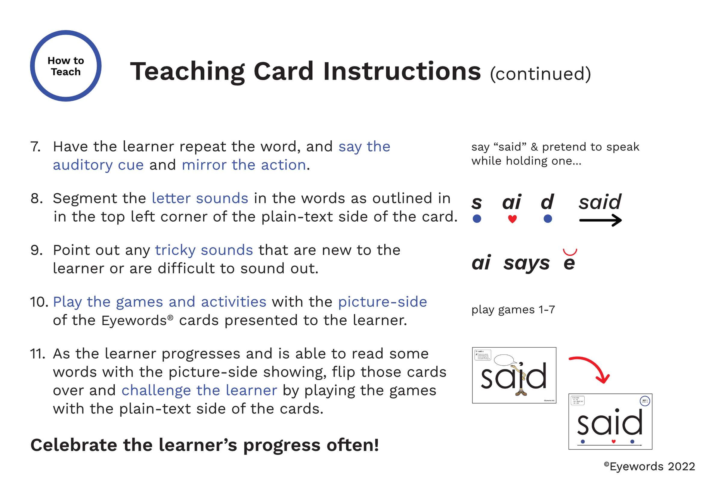 Eyewords with Sound Mapping, Set 1 (Physical) | Eyewords