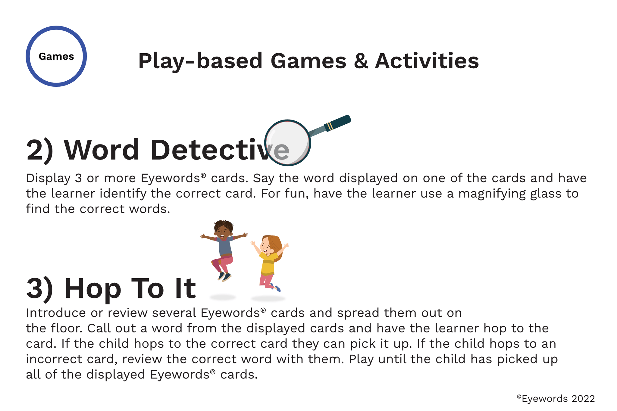 Eyewords with Sound Mapping, Set 1 (Physical) | Eyewords