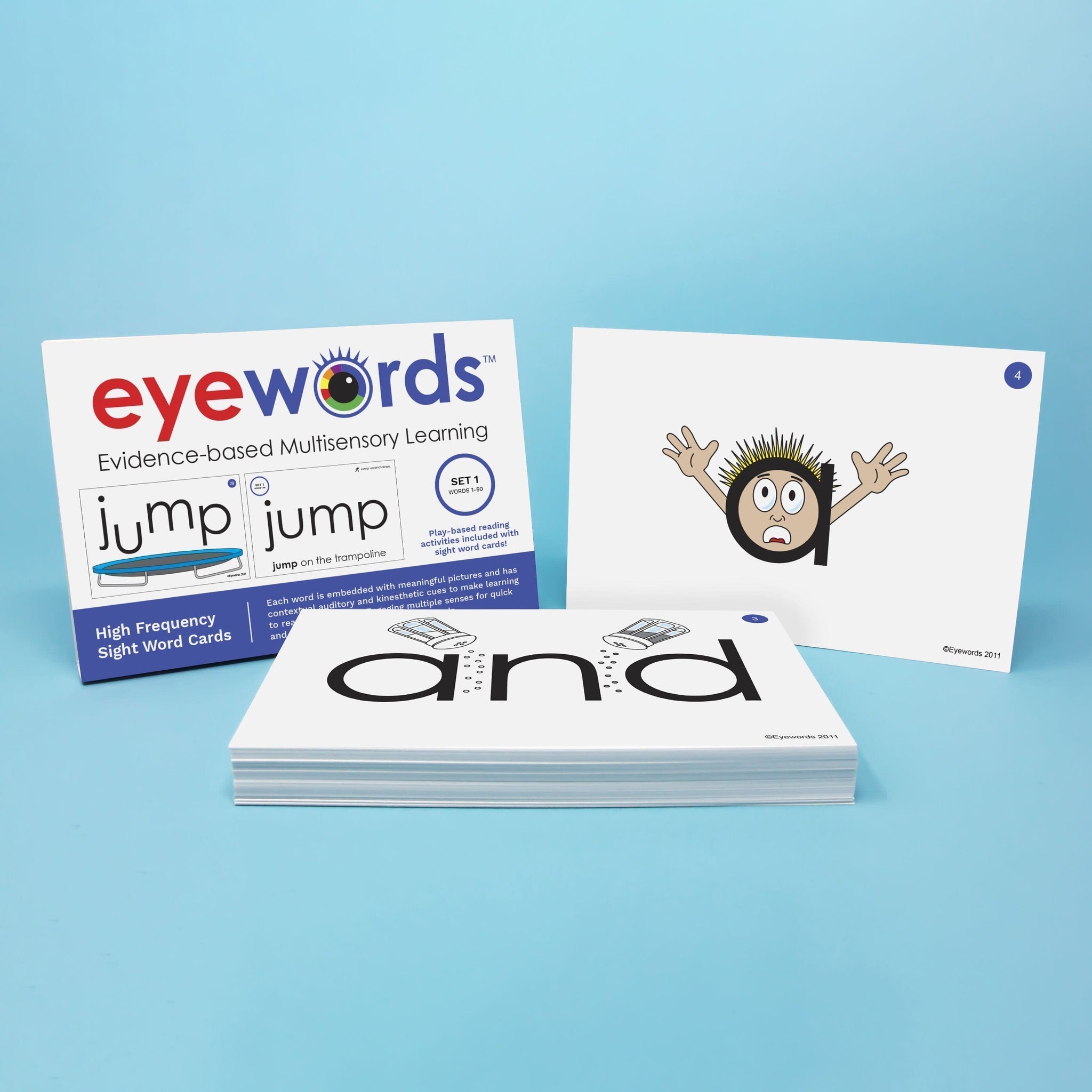 Multisensory Sight Word Cards, Set #1, Words 1-50 | Eyewords