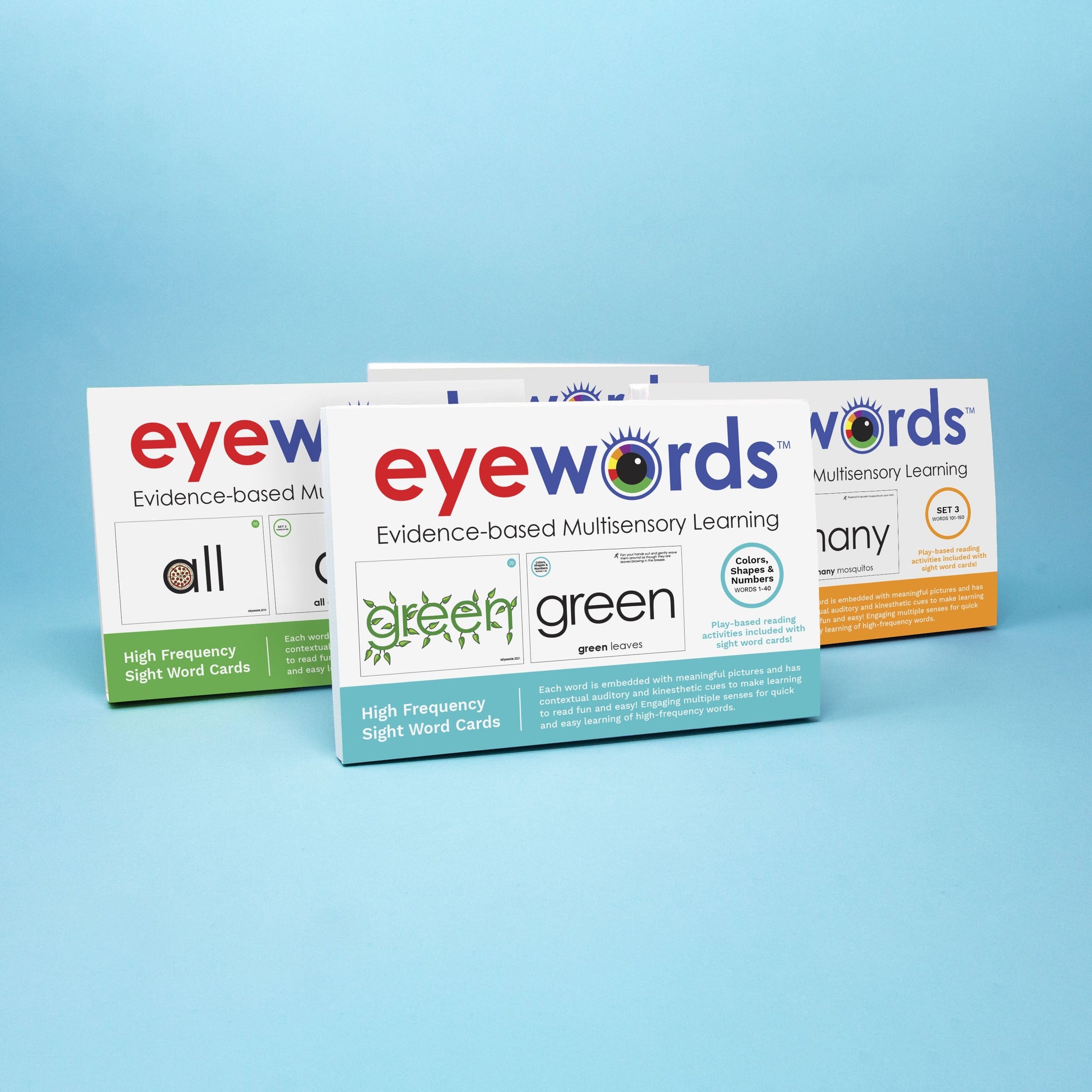 Eyewords Bundle: Sets 1-3 + Colors, Shapes & Numbers (Physical) | Eyewords