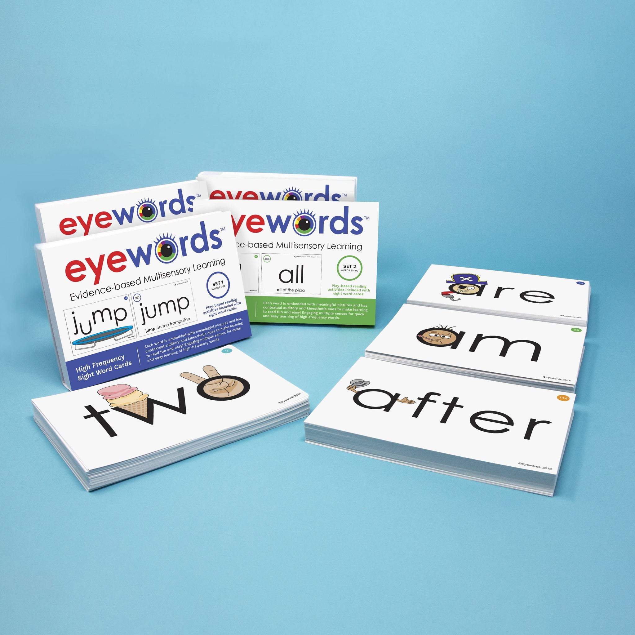 Eyewords Bundle: Sets 1-3 + Colors, Shapes & Numbers (Physical) | Eyewords