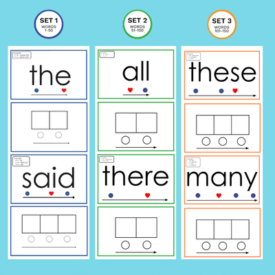 Orthographic Sight Word Bundle: Sets 1-3 (Digital) | Eyewords