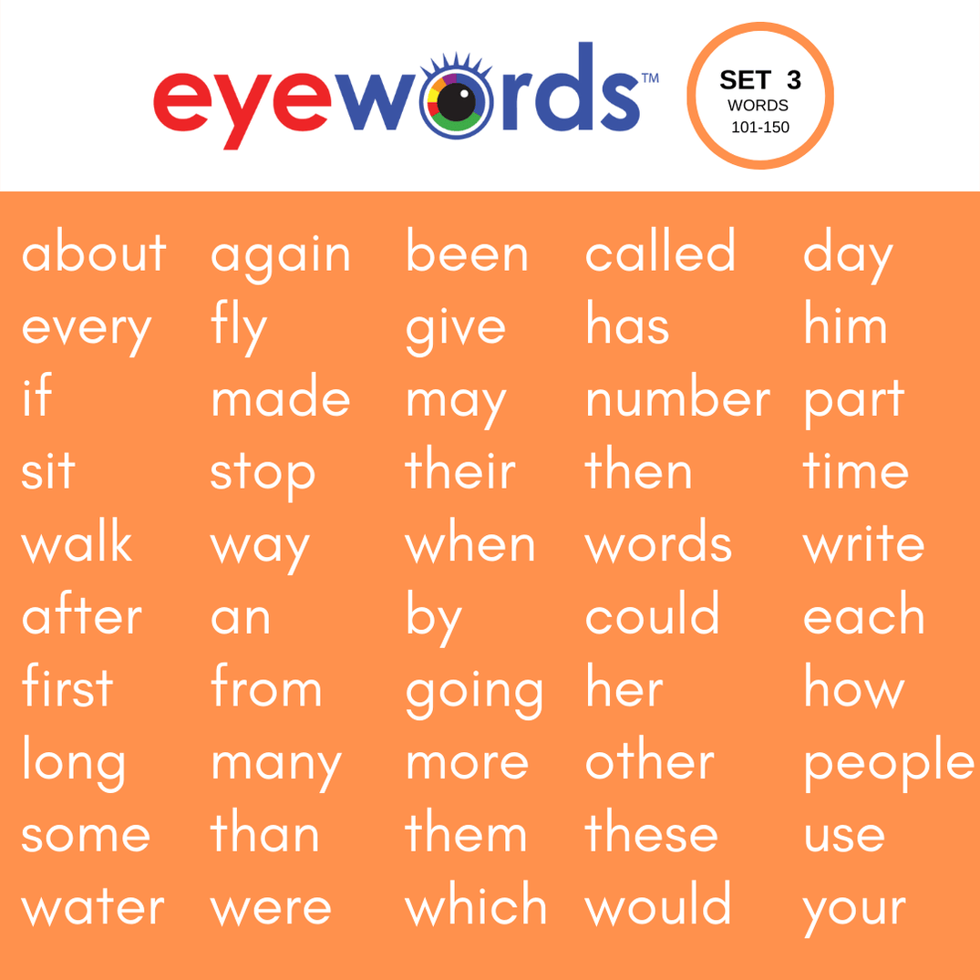 Eyewords, Set 3 (Physical) | Eyewords